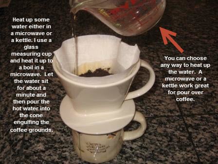 Pour over coffee brewing method 2 - TotallyUniqueLife.com